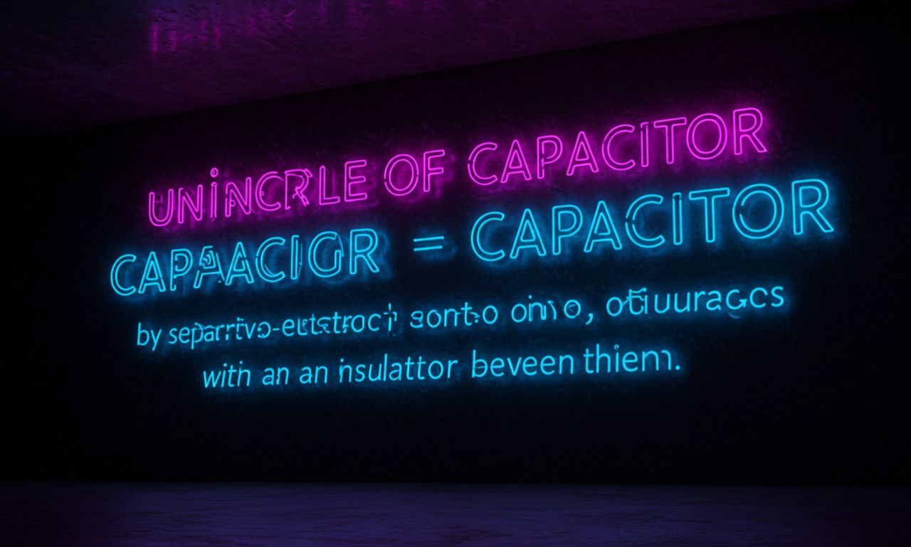 Principle of Capacitor Explained Clearly